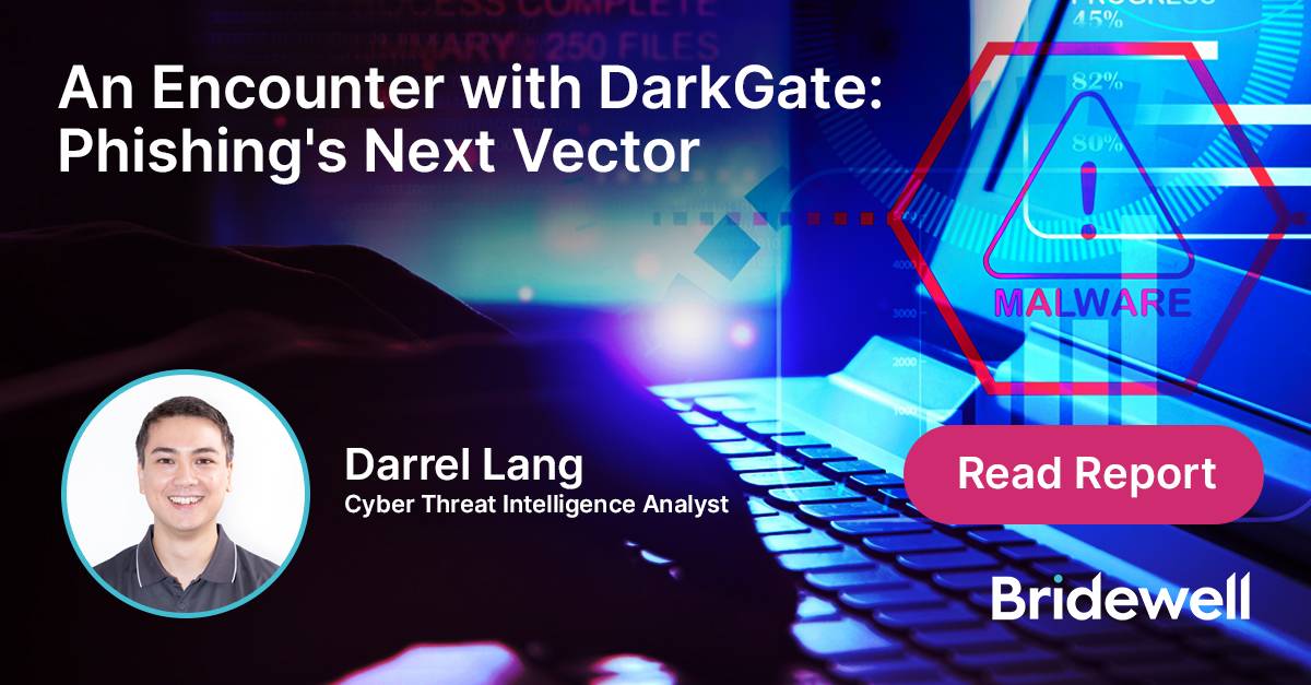 An Encounter with DarkGate: Phishing's Next Vector